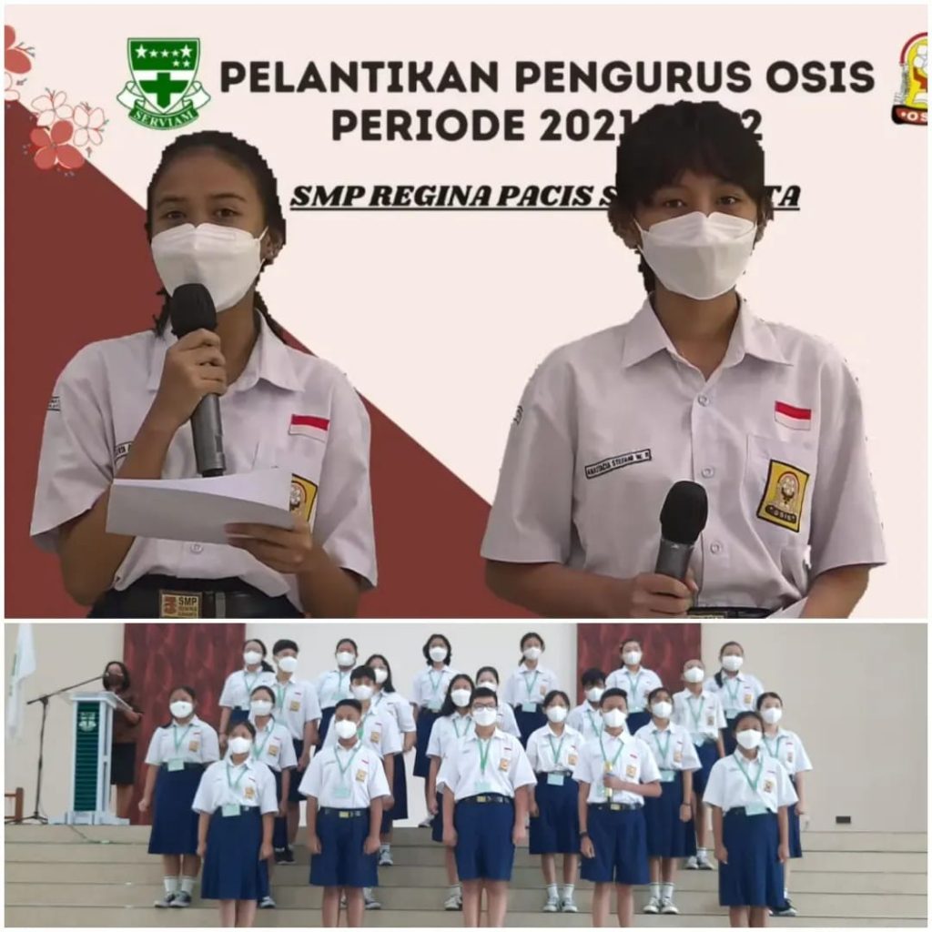OSIS SMP Regina Pacis Surakarta Periode Tahun 2022 Resmi Dilantik